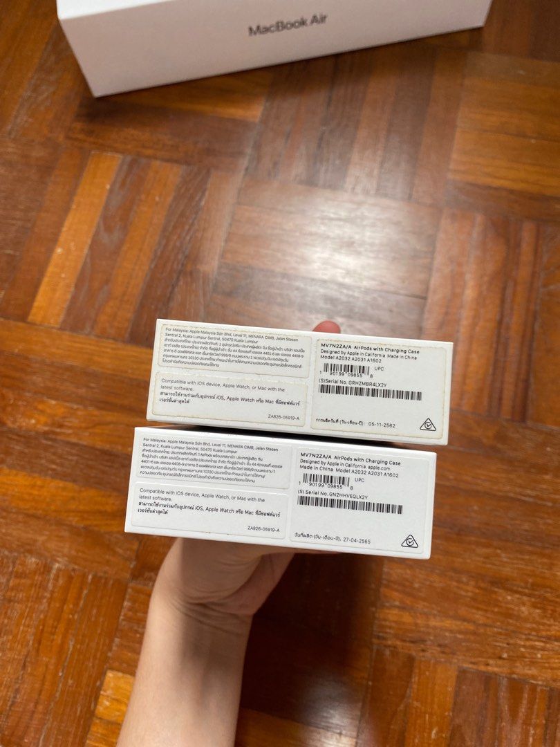 apple airpods gen 1 box, Audio, Earphones on Carousell