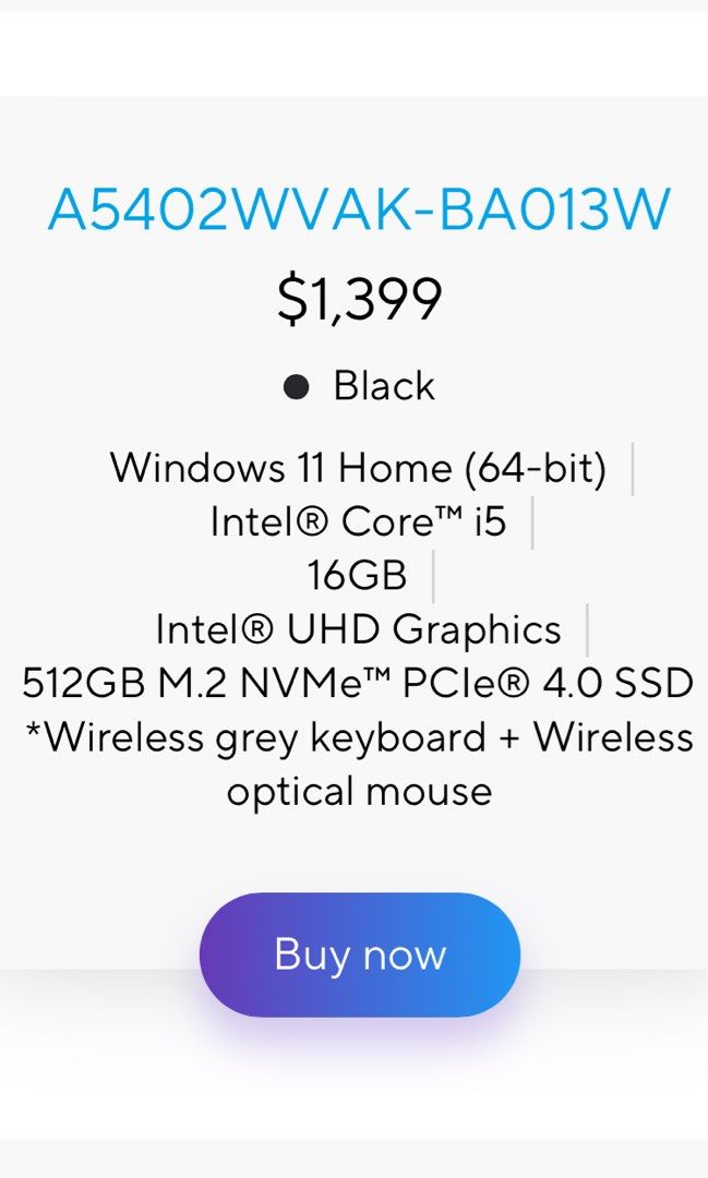 ASUS All-in-One Desktop A5402WVA, Computers & Tech, Desktops on Carousell