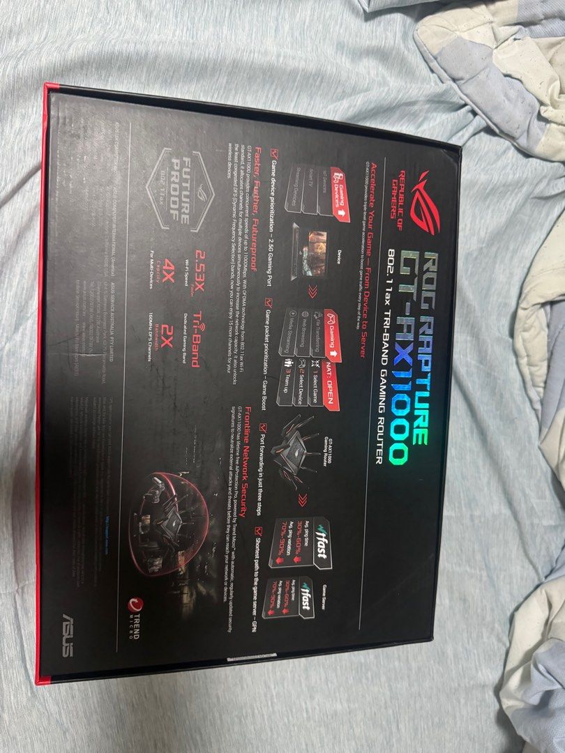 Asus ROG Rapture AX 11000, Computers & Tech, Parts & Accessories ...