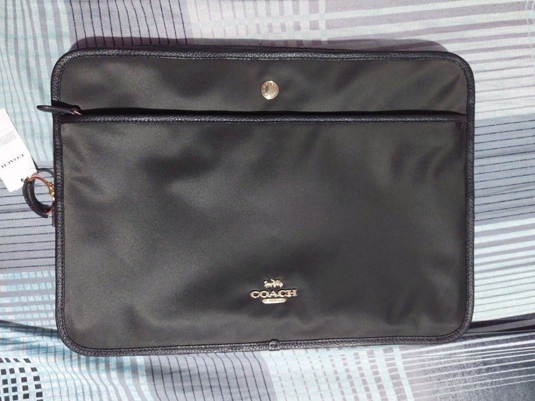 Authentic Coach Laptop Sleeve, Luxury, Bags & Wallets on Carousell