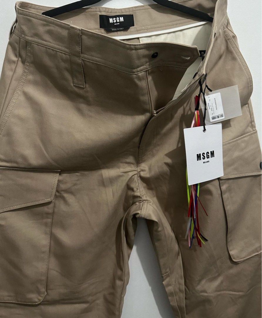 AUTHENTIC MSGM CARGO PANTS, Men's Fashion, Bottoms, Trousers on Carousell