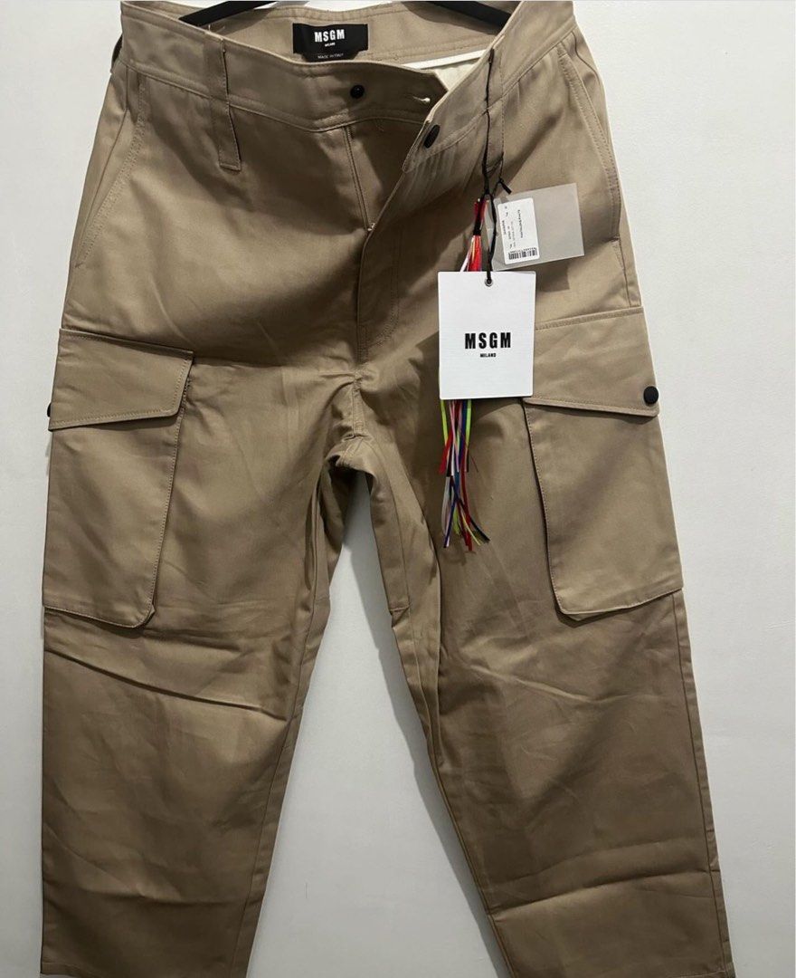AUTHENTIC MSGM CARGO PANTS, Men's Fashion, Bottoms, Trousers on Carousell