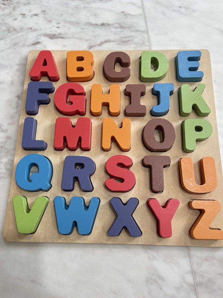 Baby Alphabet blocks, Babies & Kids, Infant Playtime on Carousell
