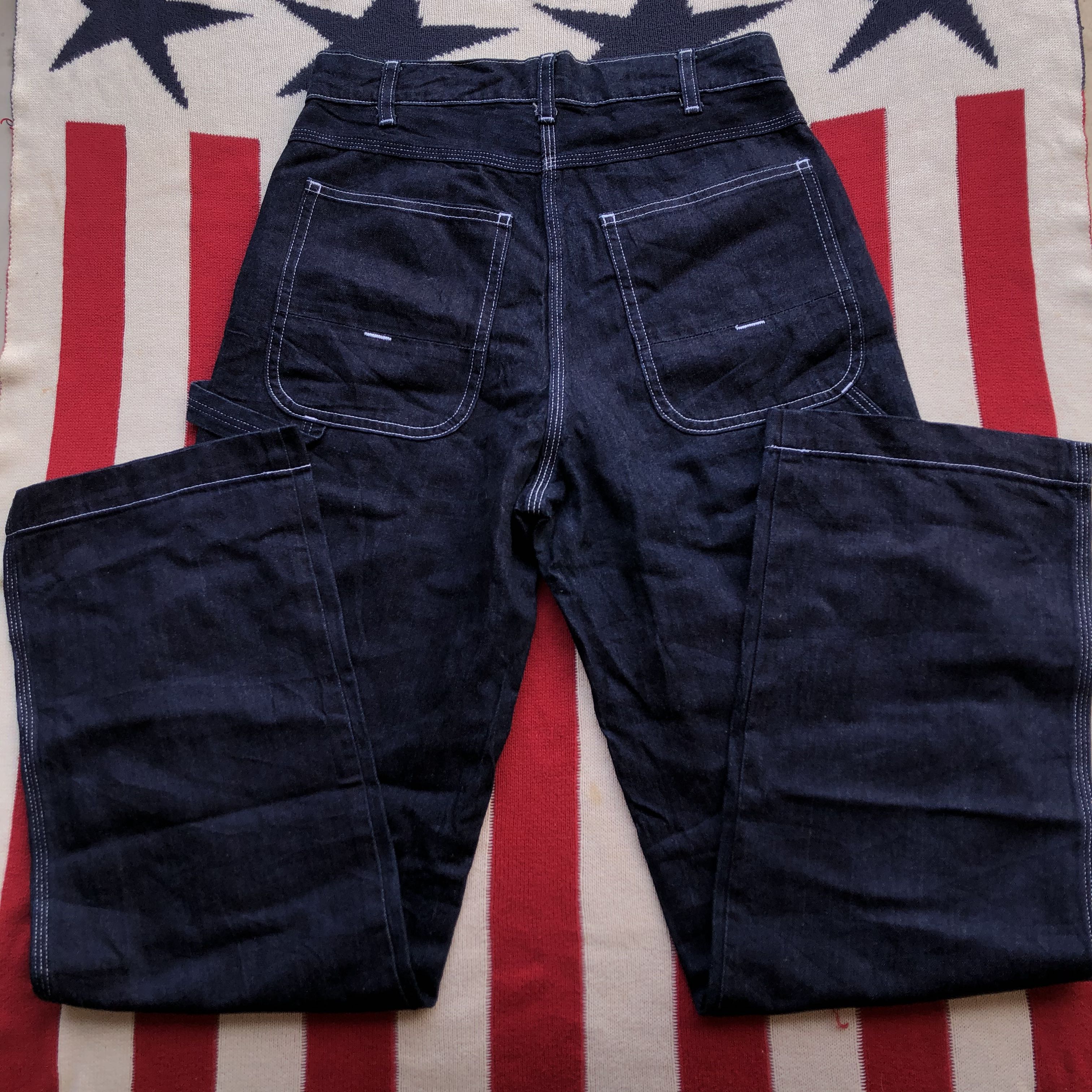 Baggy Carpenter Back Number Jeans, Men's Fashion, Bottoms, Jeans on ...