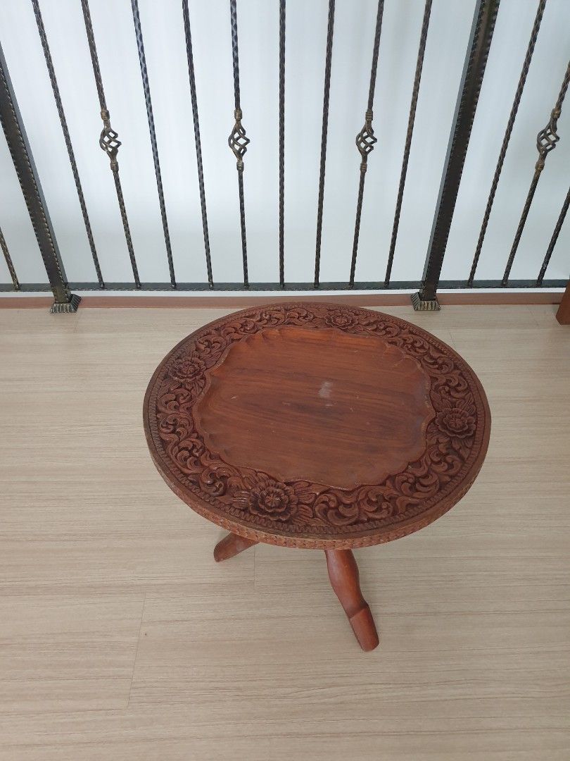 Balinese Side Table, Furniture & Home Living, Furniture, Tables & Sets ...