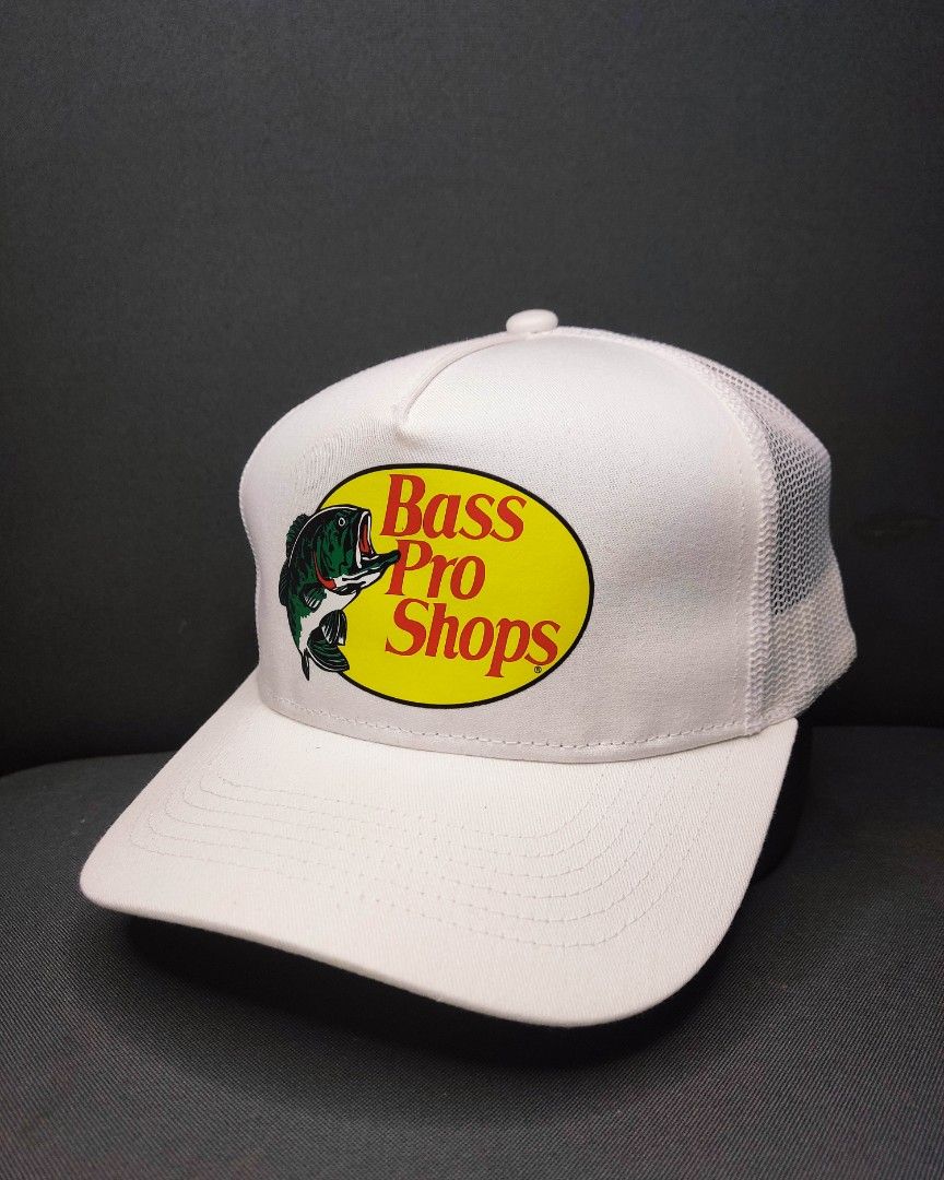 BASS BRO SHOP WHITE, Men's Fashion, Watches & Accessories, Caps & Hats on Carousell