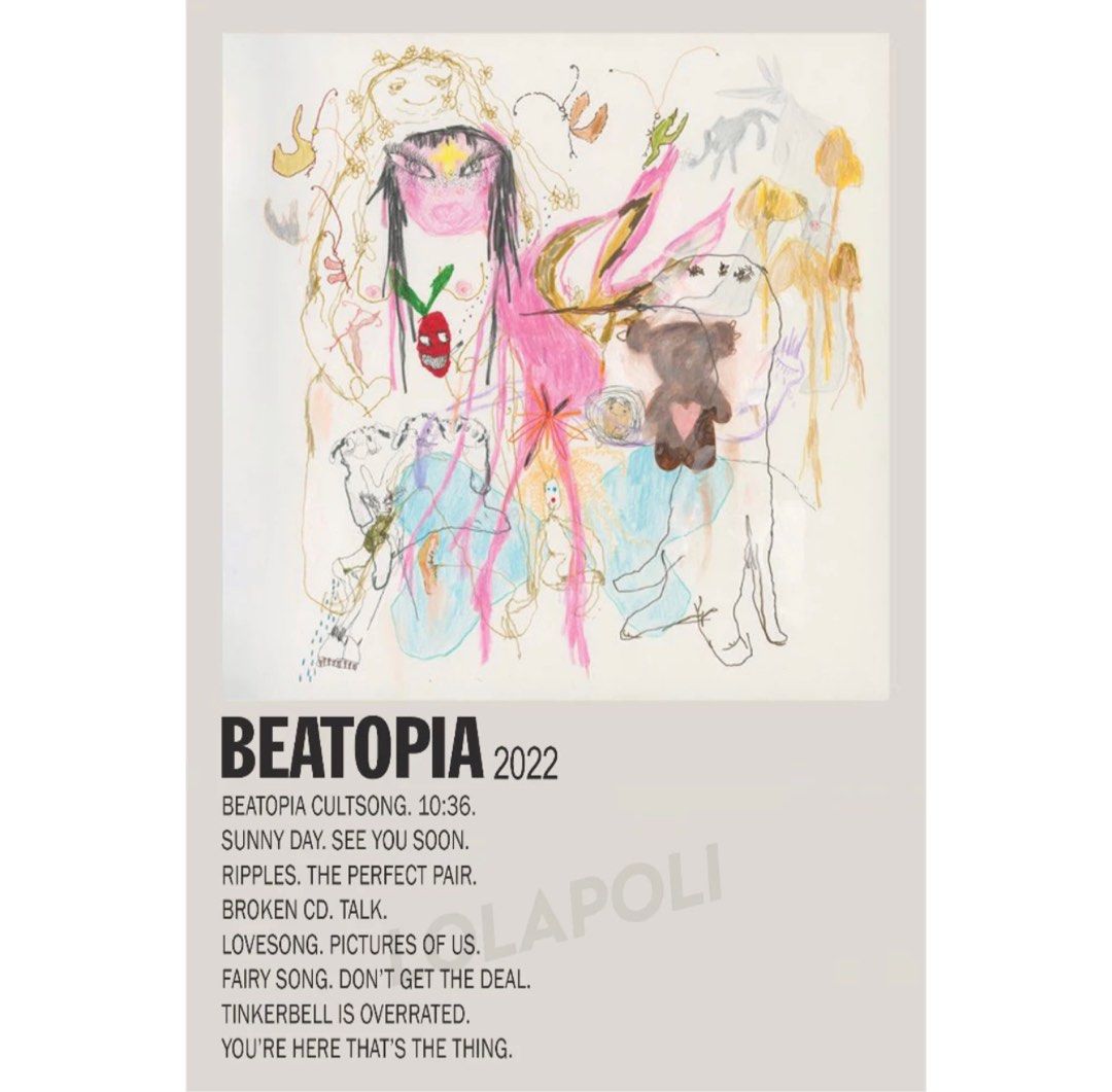 Beabadoobee - Beatopia Album Cover poster, Hobbies & Toys, Memorabilia ...