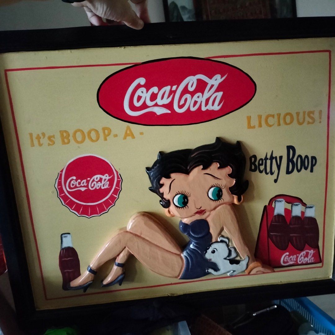 Betty Boop coca cola frame, Hobbies & Toys, Memorabilia & Collectibles ...