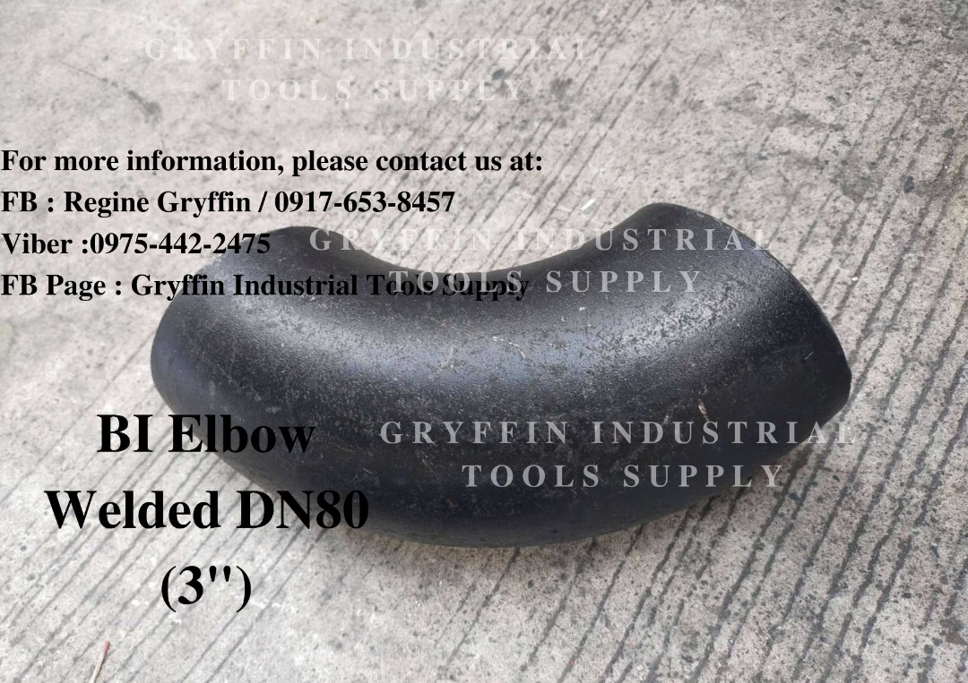 BI Elbow Welded DN80 (3"), Commercial & Industrial, Industrial ...