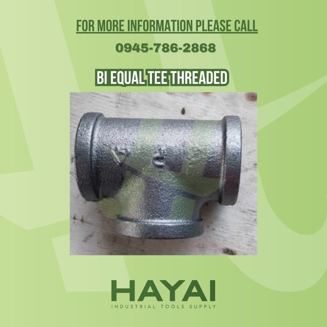 BI Equal Tee Threaded, Commercial & Industrial, Industrial Equipment on ...