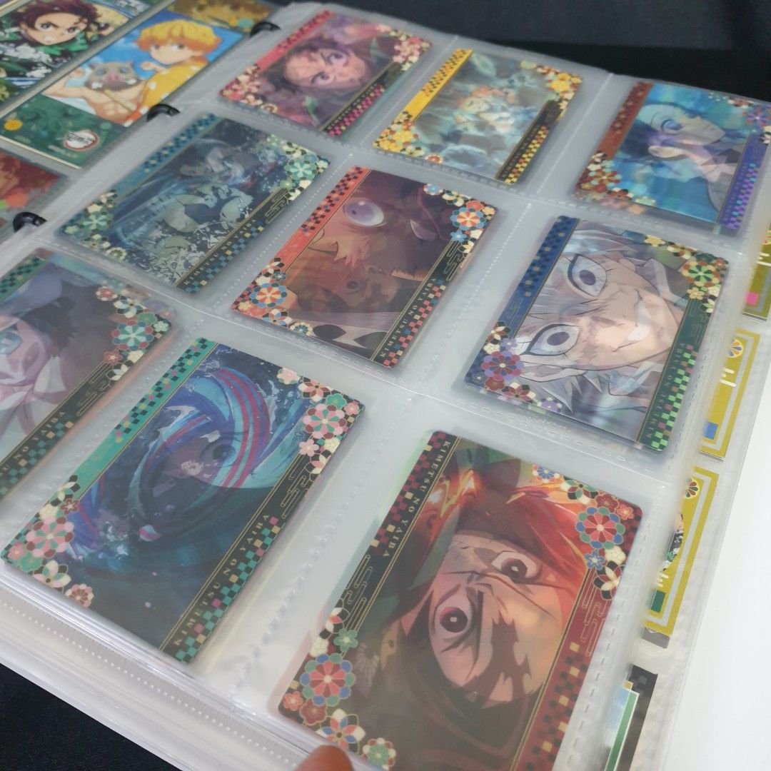 Big collection of anime random rare cards, stickers and holograms ...