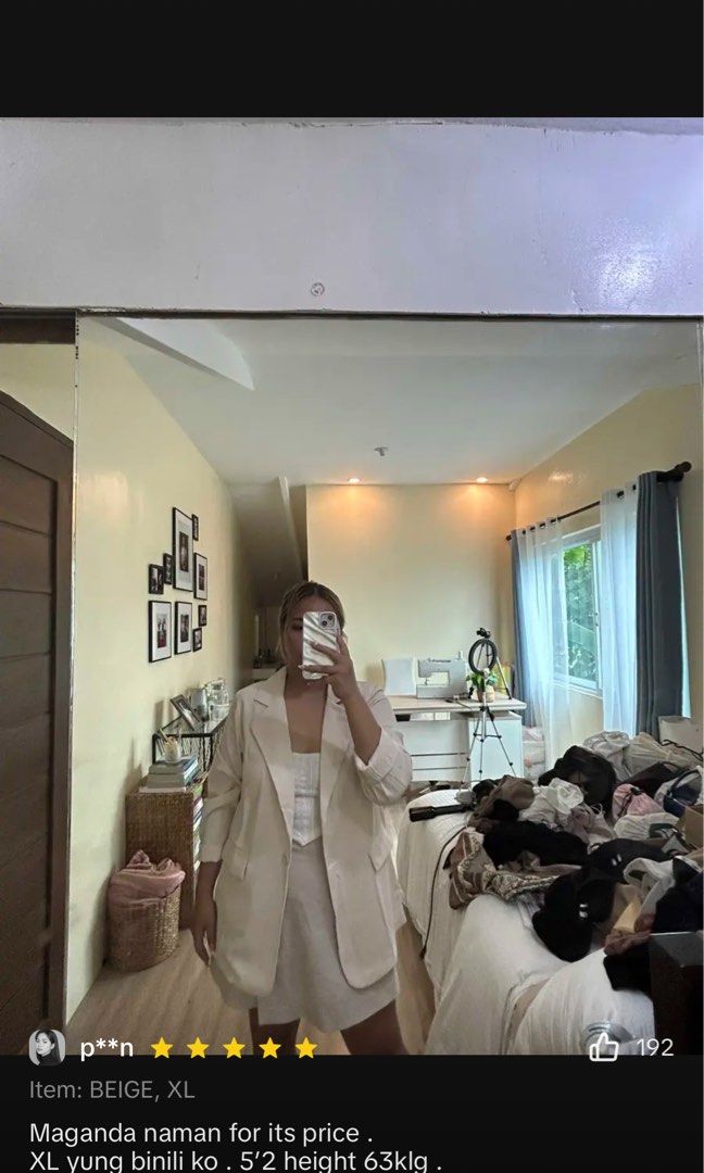 BLAZER BEIGE | KINWOO BOYFRIEND STYLE, Women's Fashion, Coats, Jackets ...