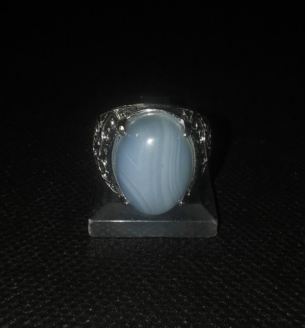 Blue Spirtus Batu Raja Ring, Women's Fashion, Jewelry & Organisers ...