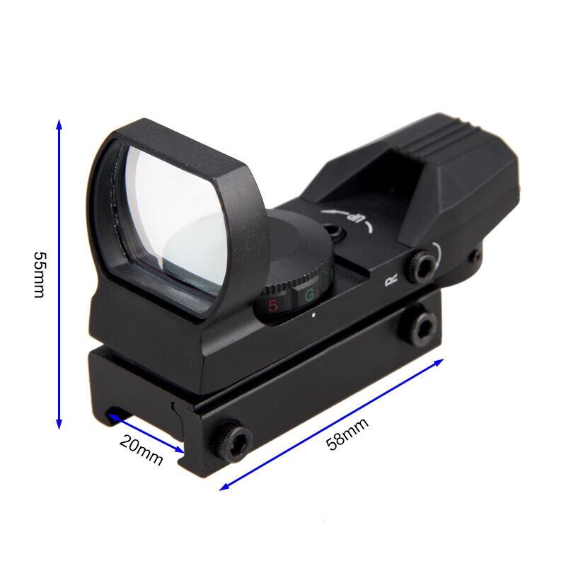 [BMC] Holographic Tactical Reticle Dot Sight 20mm (Mount on top of ...