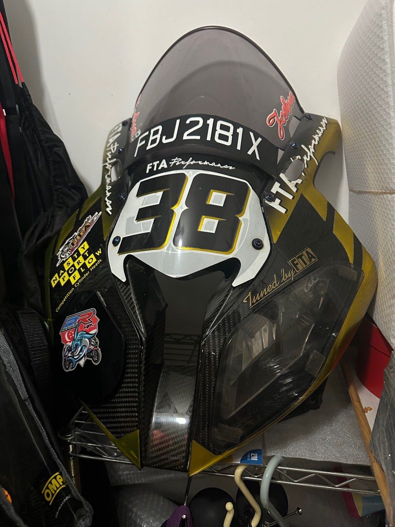 BMW s1000rr carbon head, Motorcycles, Motorcycle Accessories on Carousell
