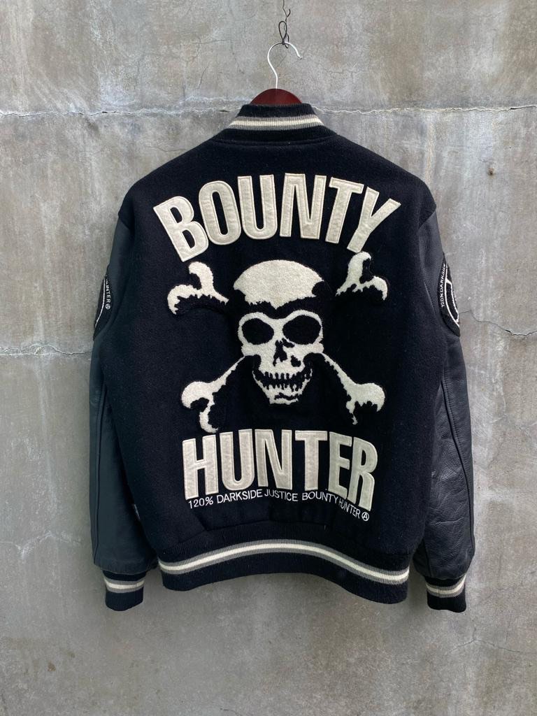 Bounty Hunter 120% Dark Side Justice Varsity Jacket, Men's Fashion ...
