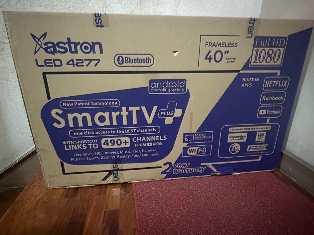 BRAND NEW Astron LED 4277 Smart TV, TV & Home Appliances, TV ...