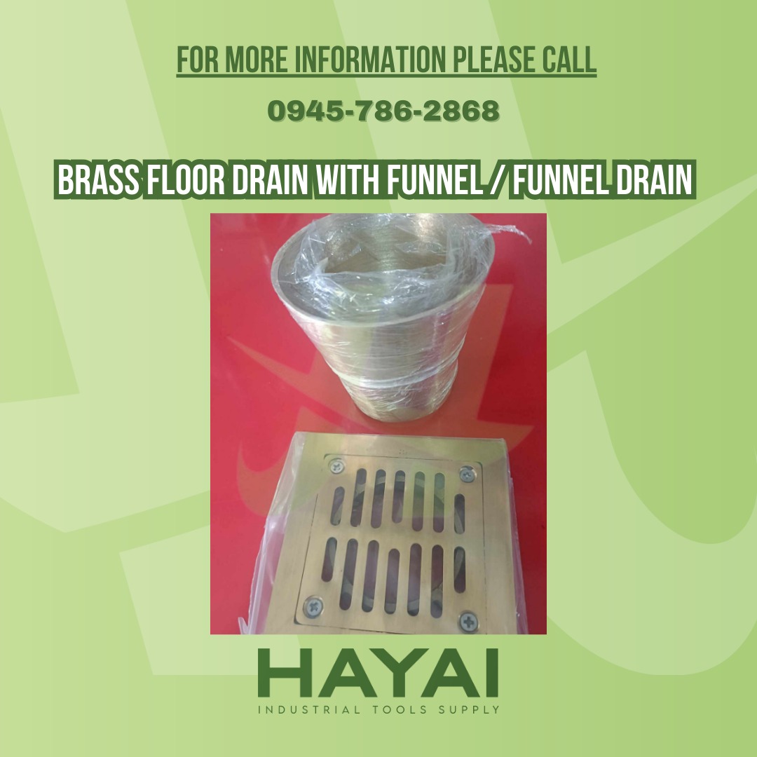 Brass Floor Drain with Funnel / Funnel Drain, Commercial & Industrial ...