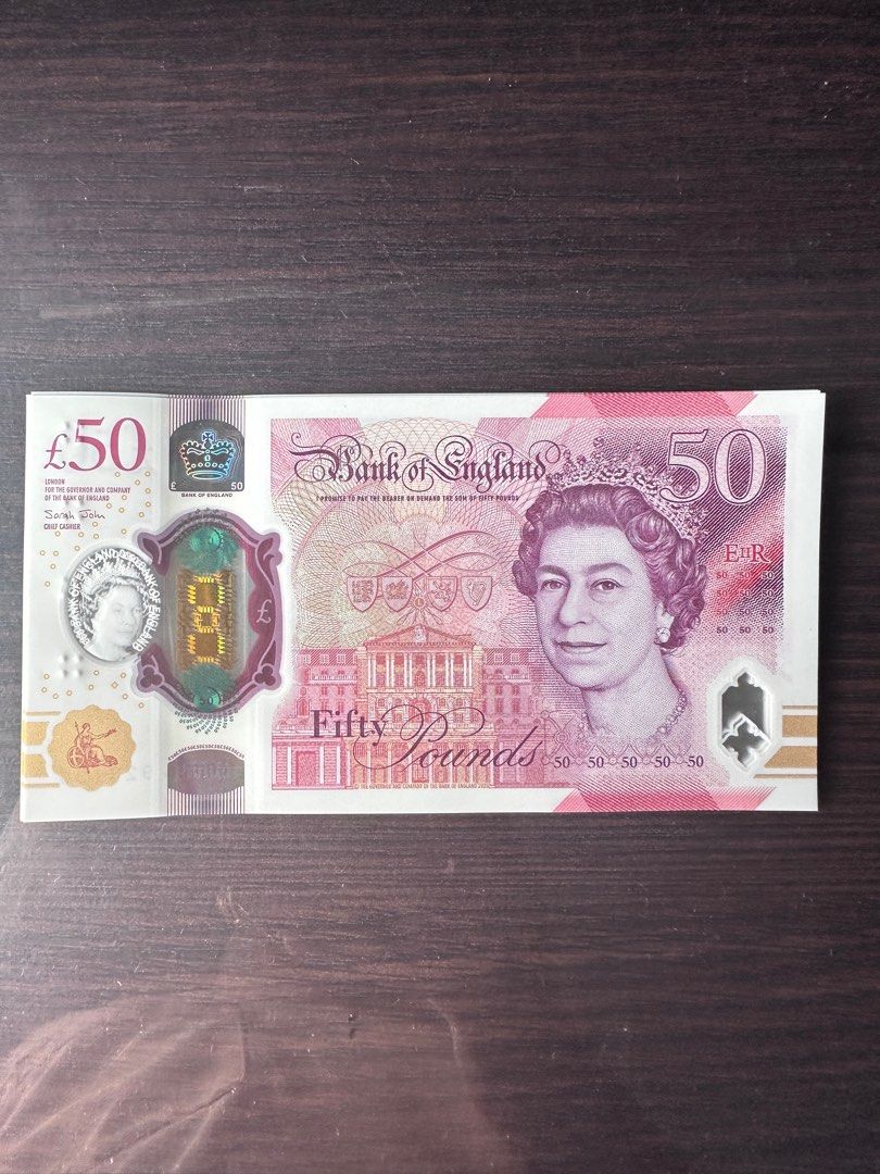 British Pound 50 Notes - UNC Sequence Serialised, Hobbies & Toys ...
