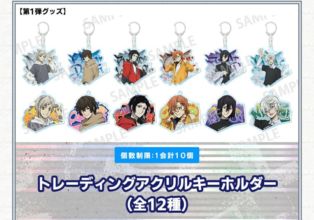 BSD Bungou bungo stray dogs x Joypolis Exlusive Event Merch, Hobbies ...