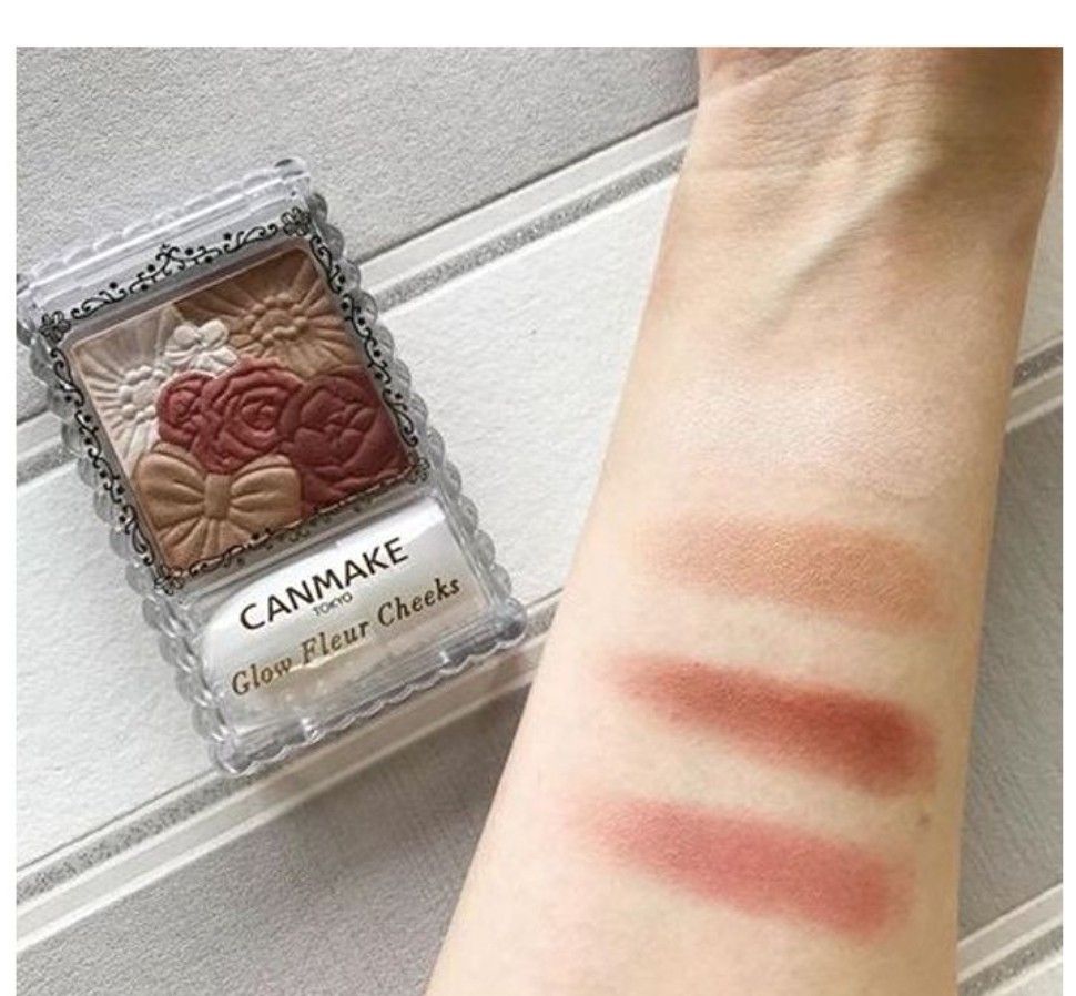 CANMAKE Glow Fleur Cheeks Blusher: Shade: 10 Terracotta Fleur, Beauty & Personal Care, Face ...