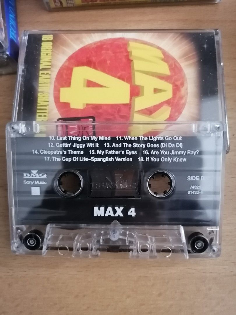 (Cassette) Max 4, Hobbies & Toys, Music & Media, CDs & DVDs on Carousell