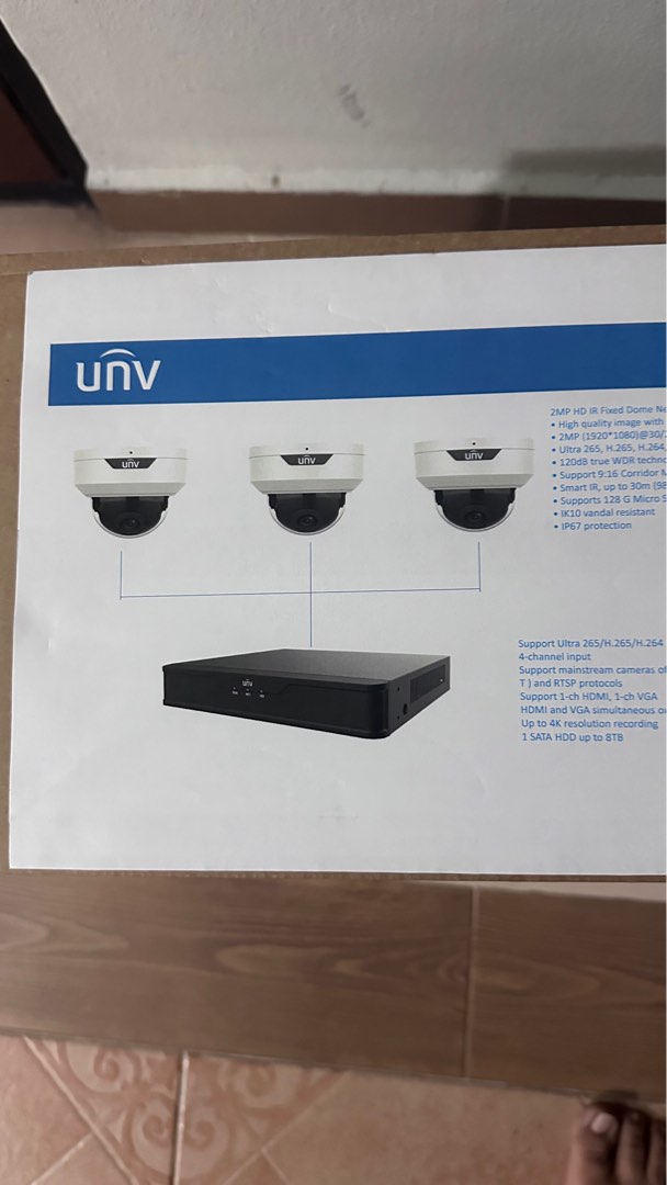 Cctv UNV, Furniture & Home Living, Security & Locks, Security Systems & CCTV Cameras (Self ...
