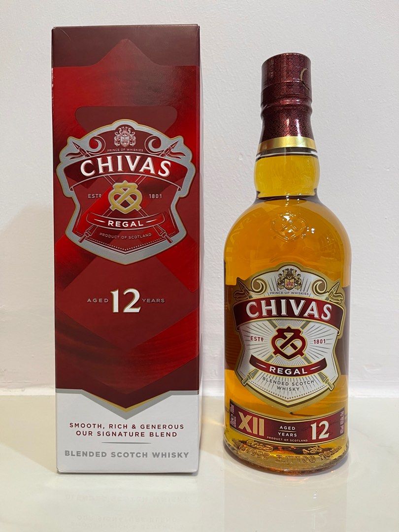 Chivas Regal Aged 12 Years 700ml, Food & Drinks, Alcoholic Beverages on ...