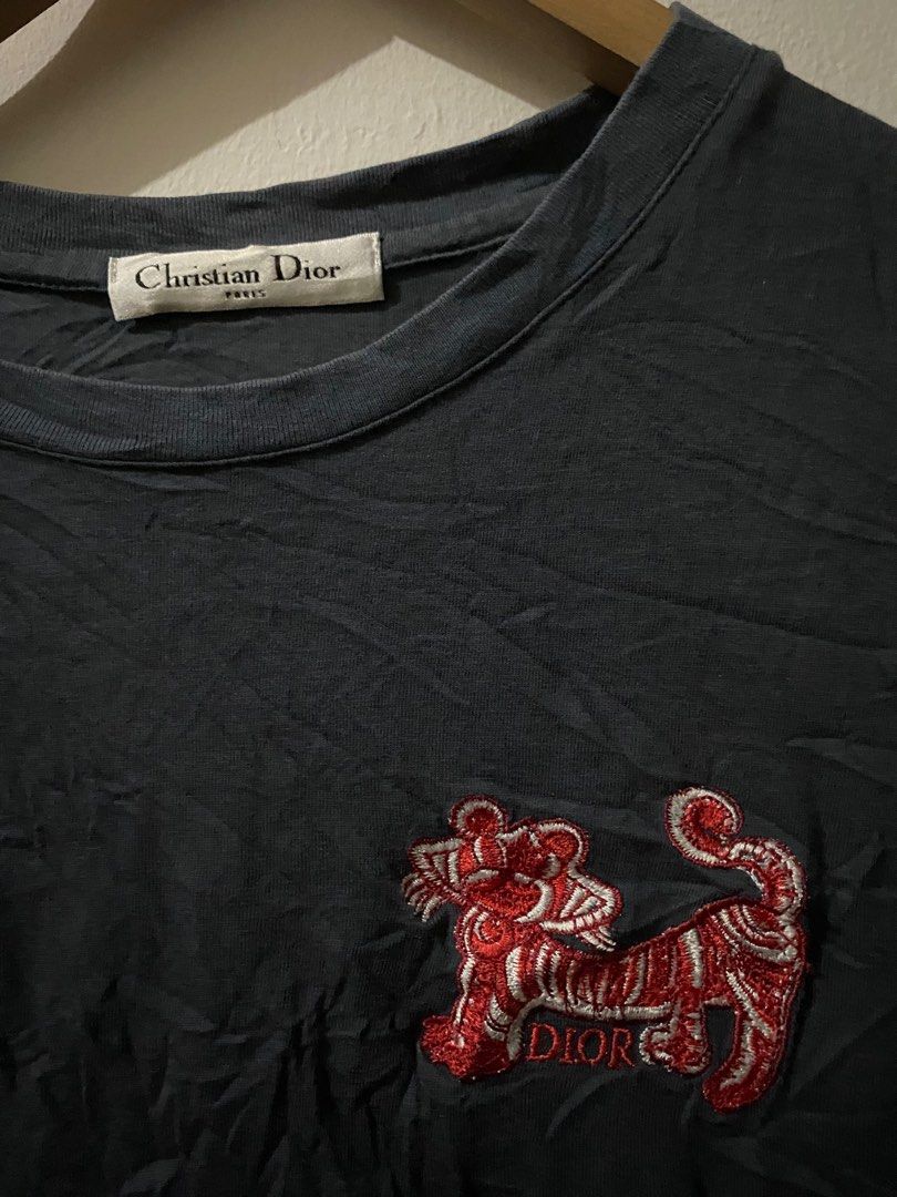 Christian Dior Tiger design, Women's Fashion, Tops, Shirts on Carousell