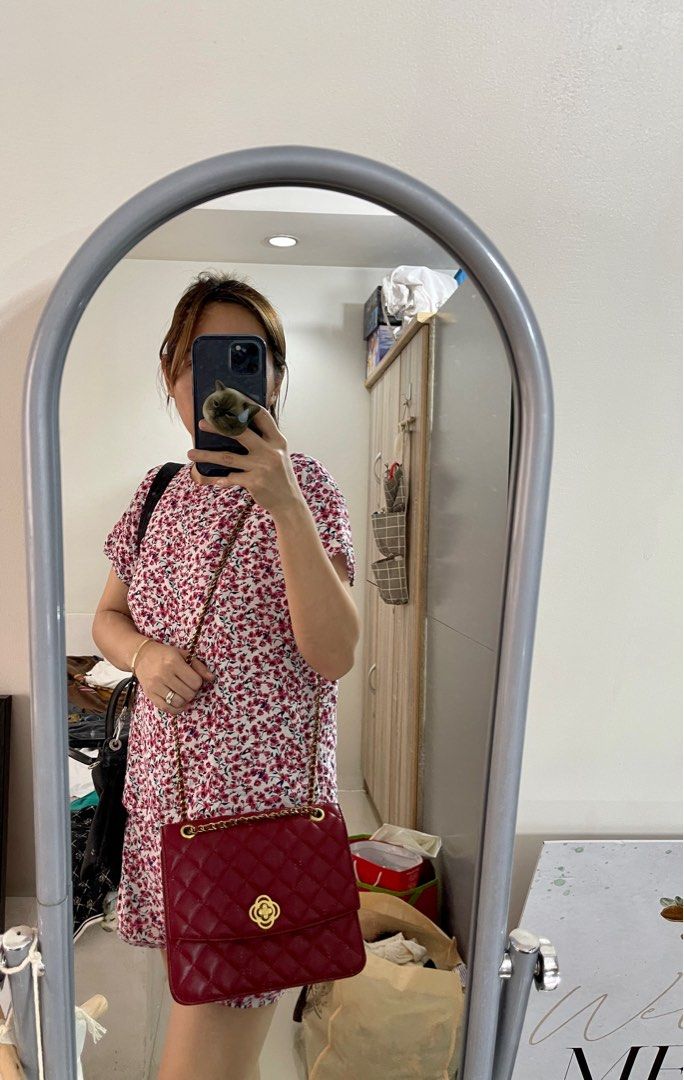 CLN CHAIN SLING BAG SHOULDER BAG TWO WAY, Women's Fashion, Bags ...