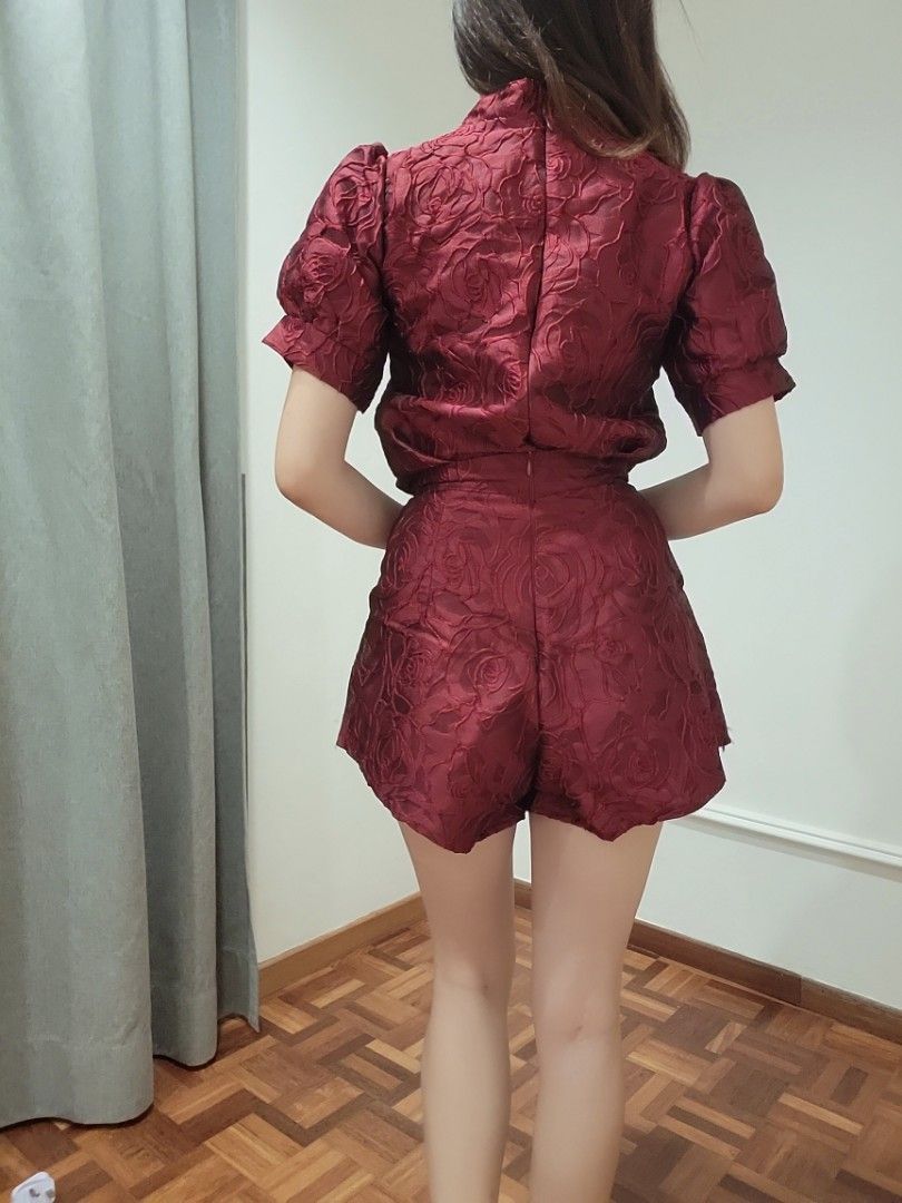 Cny cheongsam set wear, Women's Fashion, Dresses & Sets, Sets or ...
