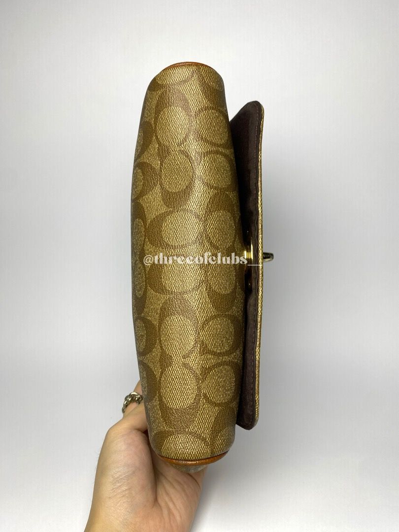 Coach Mini Ruby Signature Canvas, Luxury, Bags & Wallets on Carousell