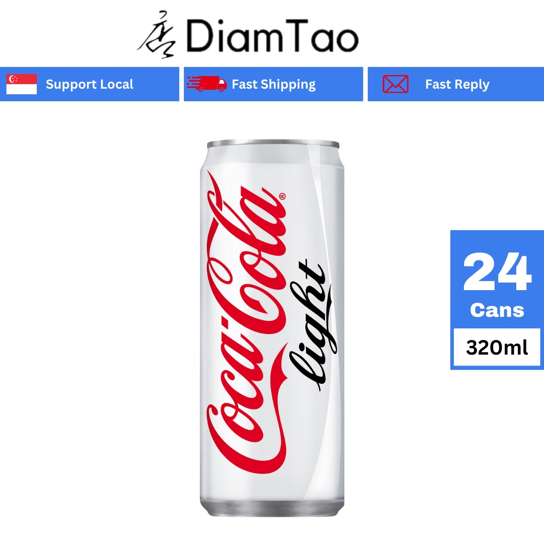 Coca Cola Light 320ml x 24 Cans, Food & Drinks, Beverages on Carousell