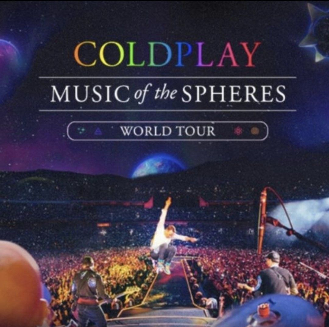 Coldplay tickets 24 Jan 24, Tickets & Vouchers, Event Tickets on Carousell
