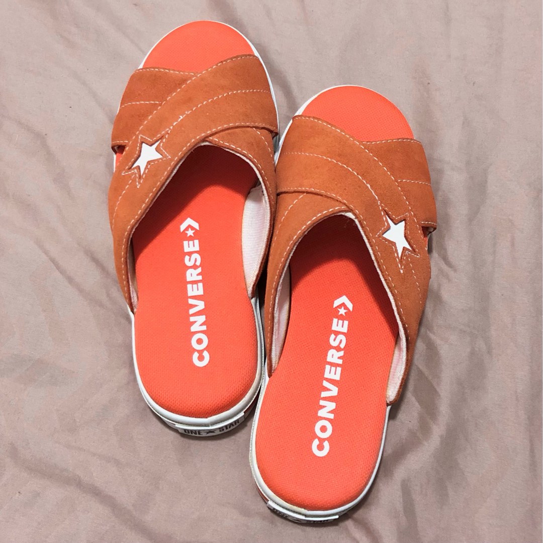 Converse One Star Sandal 'Orange', Women's Fashion, Footwear, Flats ...