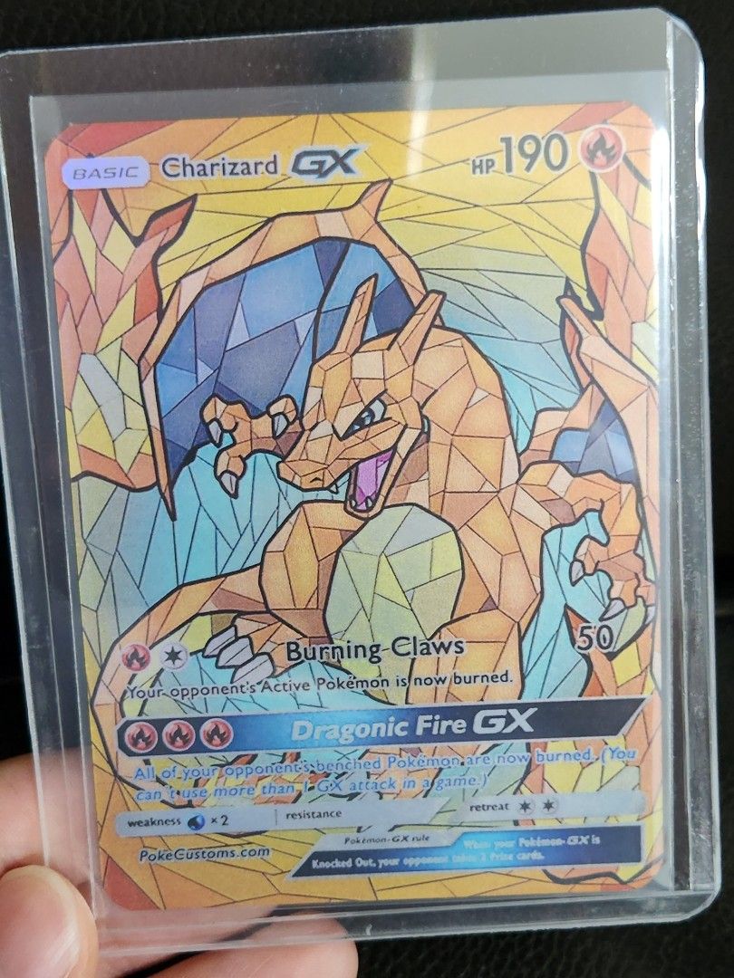 Custom Made Charizard Pokemon Cards, Hobbies & Toys, Memorabilia ...