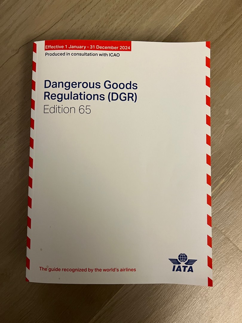 Dangerous Goods Regulations Edition 65, 興趣及遊戲, 書本 & 文具, 教科書 - Carousell