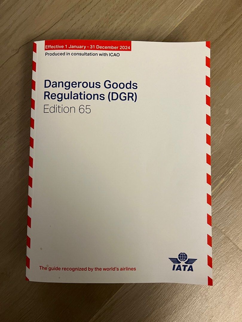 Dangerous Goods Regulations Edition 65, 興趣及遊戲, 書本 & 文具, 教科書 - Carousell
