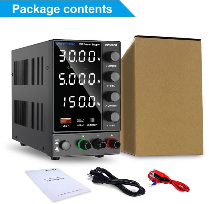 DC Power Supply Variable, Adjustable Switching Regulated Power Supply ...