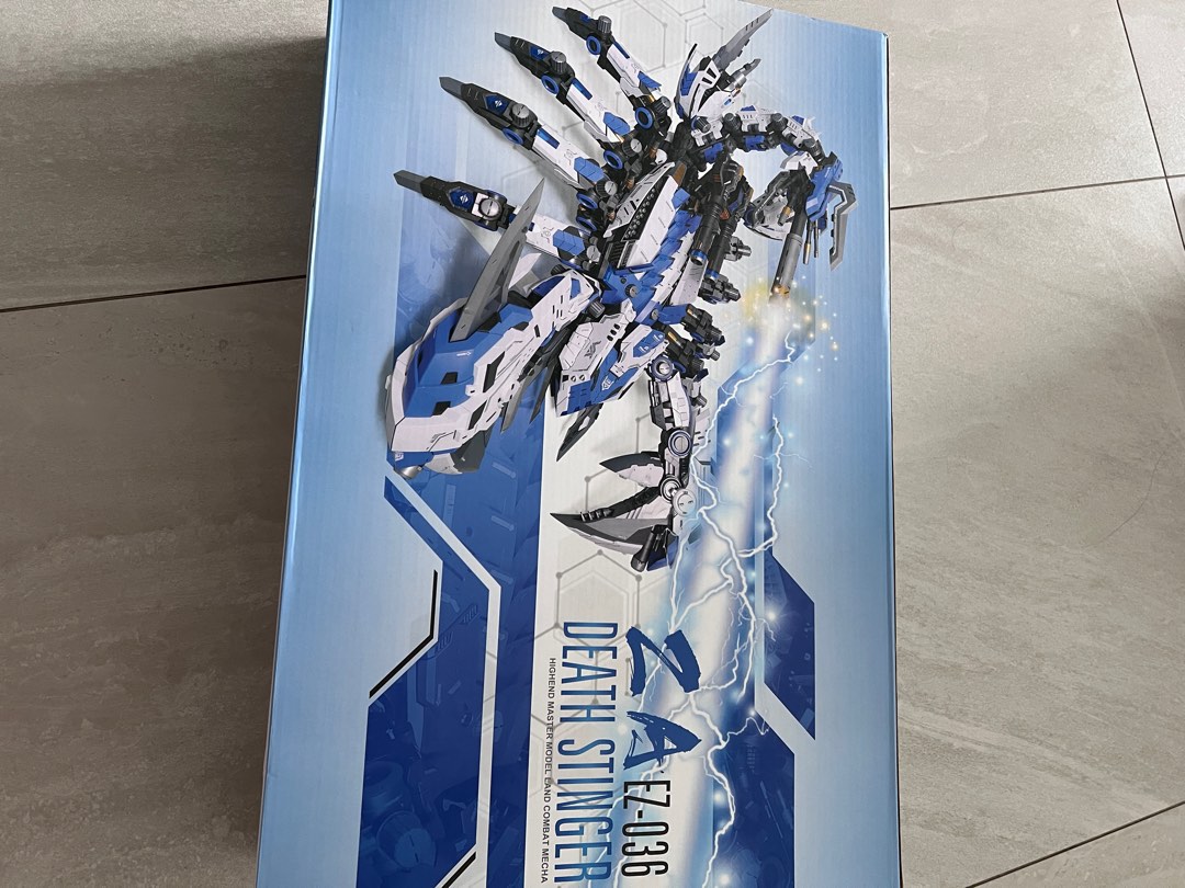 Death Stinger white blue edition, Hobbies & Toys, Toys & Games on Carousell