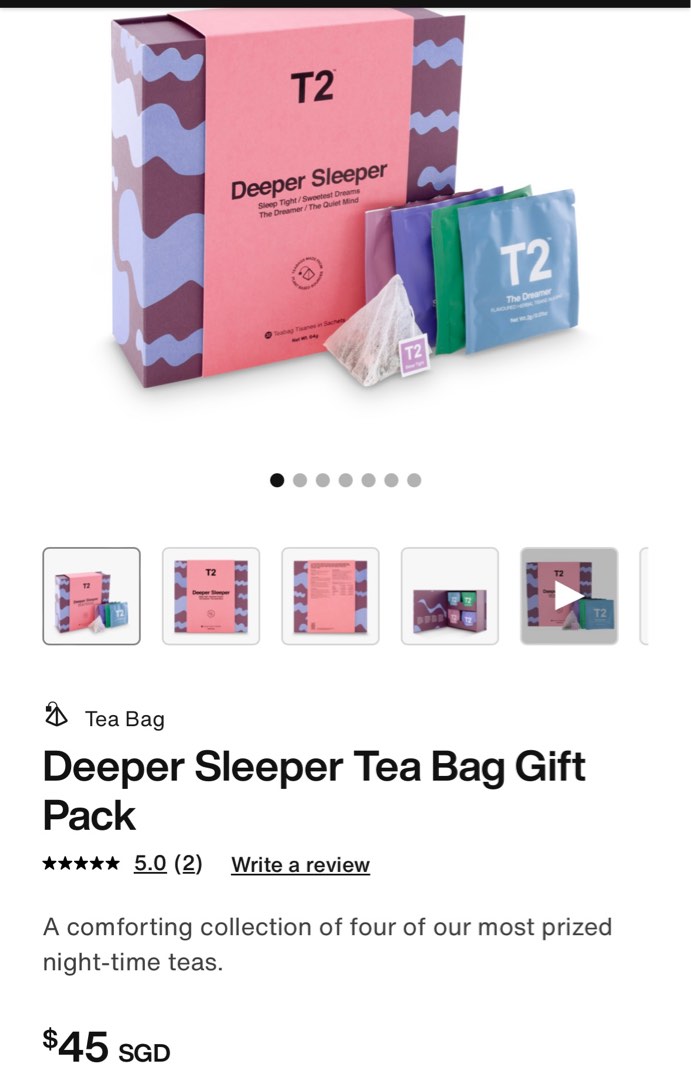 Deeper Sleeper Tea Bag Gift Pack, Food & Drinks, Gift Baskets & Hampers ...