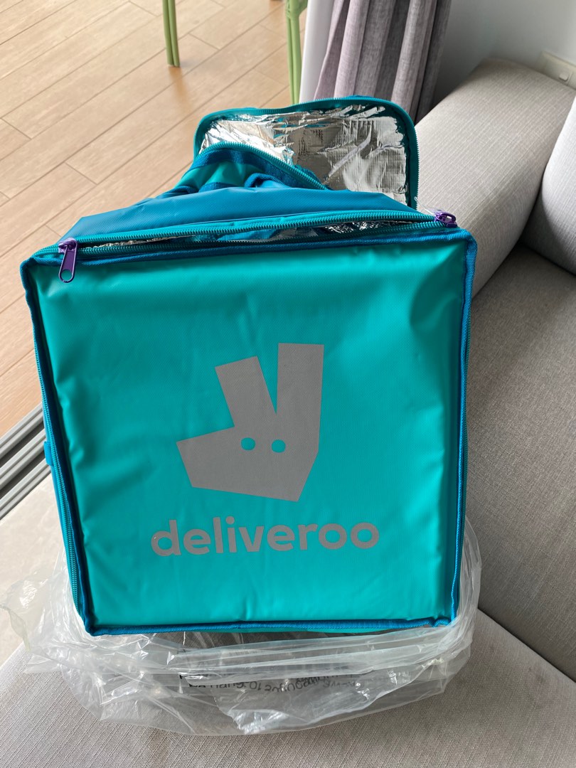 Deliveroo Food Delivery Bag, Hobbies & Toys, Travel, Travel Essentials ...