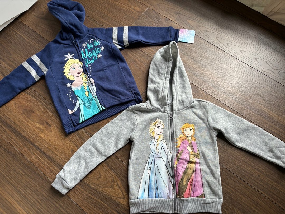 Disney frozen jacket, Babies & Kids, Babies & Kids Fashion on Carousell