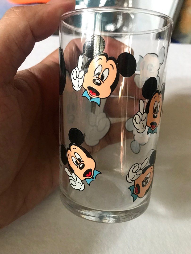 Disney Mickey mouse glass, Hobbies & Toys, Memorabilia & Collectibles ...