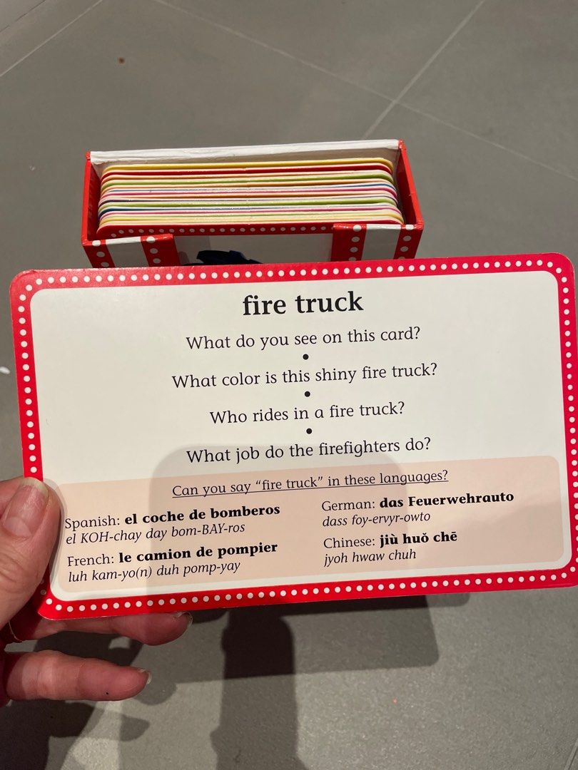 DK m first words English word cards with explanation behind, Hobbies ...