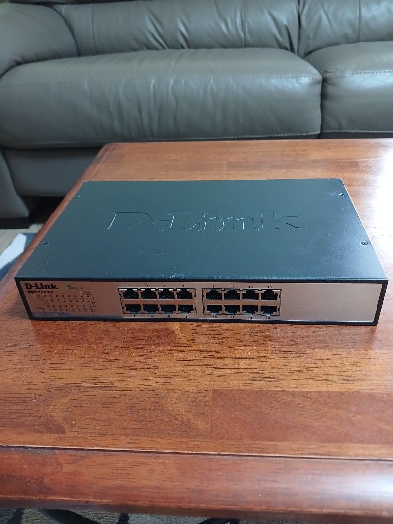 D-Link 16 ports Gigabit Switch, Computers & Tech, Parts & Accessories ...