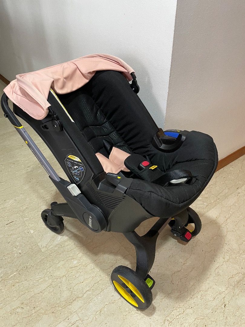 Doona+ Plus Infant Car Seat Stroller - Blush Pink, Babies & Kids, Going ...