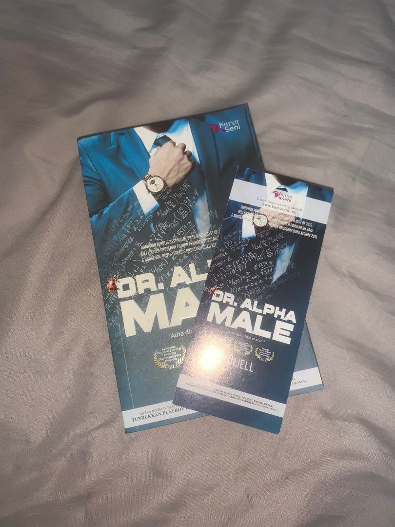 Dr. Alpha Male by Anjell with bookmark, Hobbies & Toys, Books ...