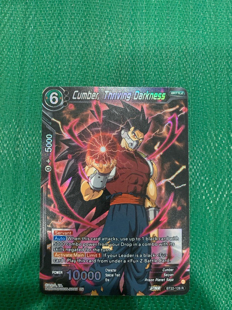 Dragon ball super card cumber thriving darkness, Hobbies & Toys, Toys ...