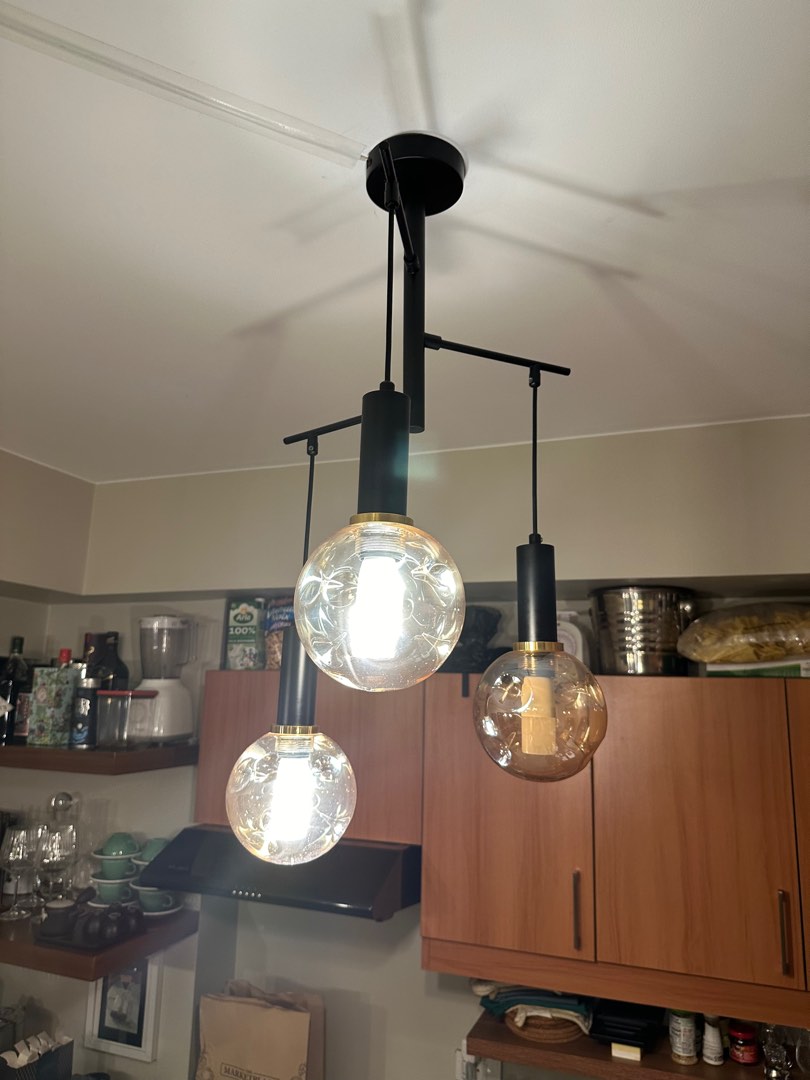 Drop lamp ceiling light, Furniture & Home Living, Lighting & Fans ...